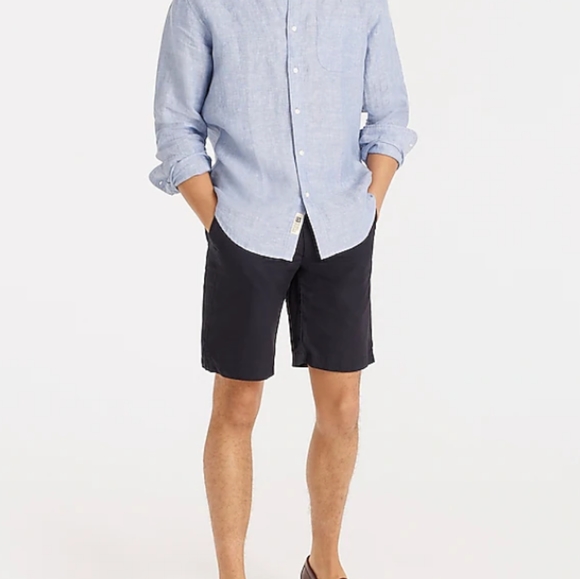 J. Crew | Shorts | Nwt J Crew 9 Stretch Tech Short 29w X 9 Navy Blue ...